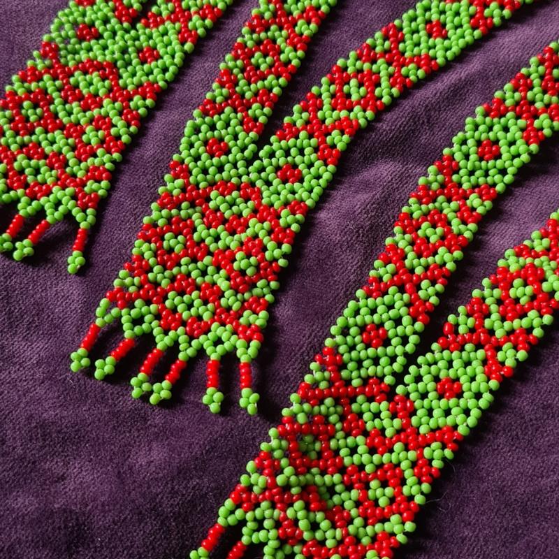 Гердан український з бісеру намисто — ціна 300 грн у каталозі Кольє і намиста Купити аксесуари