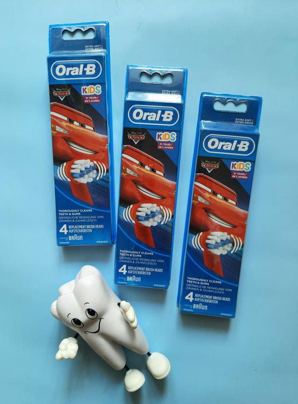 Oral-b/ braun дитячі! 4шт. набір! тачки!змінні насадки! — ціна 560 грн ...