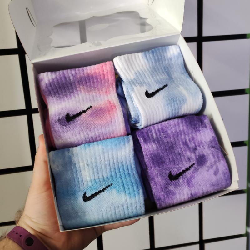 Шкарпетки найк тай дай комплект tie dye nike високі кастомні шкарпетки ...