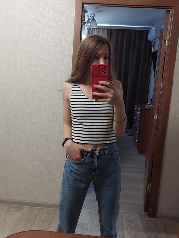 Топ топик майка в полоску new look — цена 99 грн в каталоге Топы Купить ...