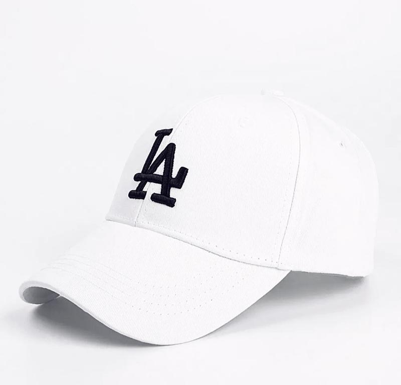 Кепка бейсболка la (los angeles, ла, лос-анджелес) с изогнутым ...