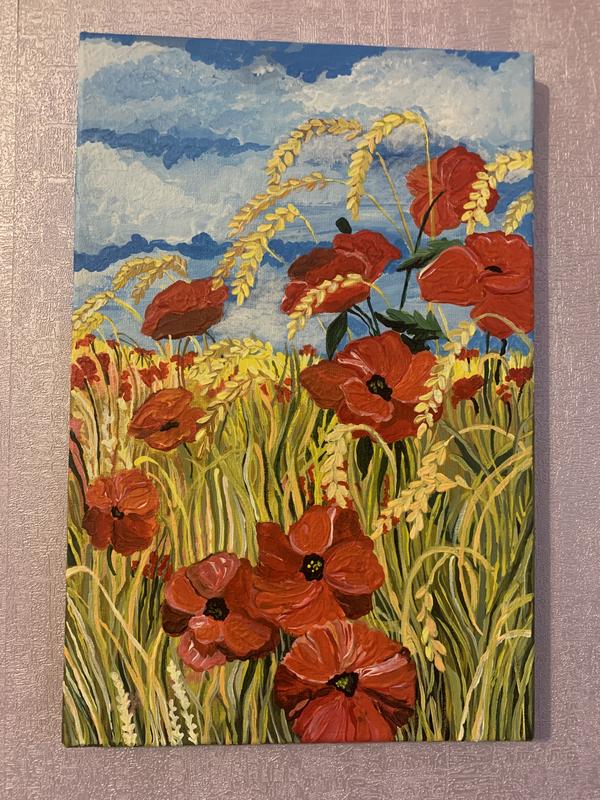 Картина «українське поле — ціна 300 грн у каталозі Картини Купити товари для дому та побуту за