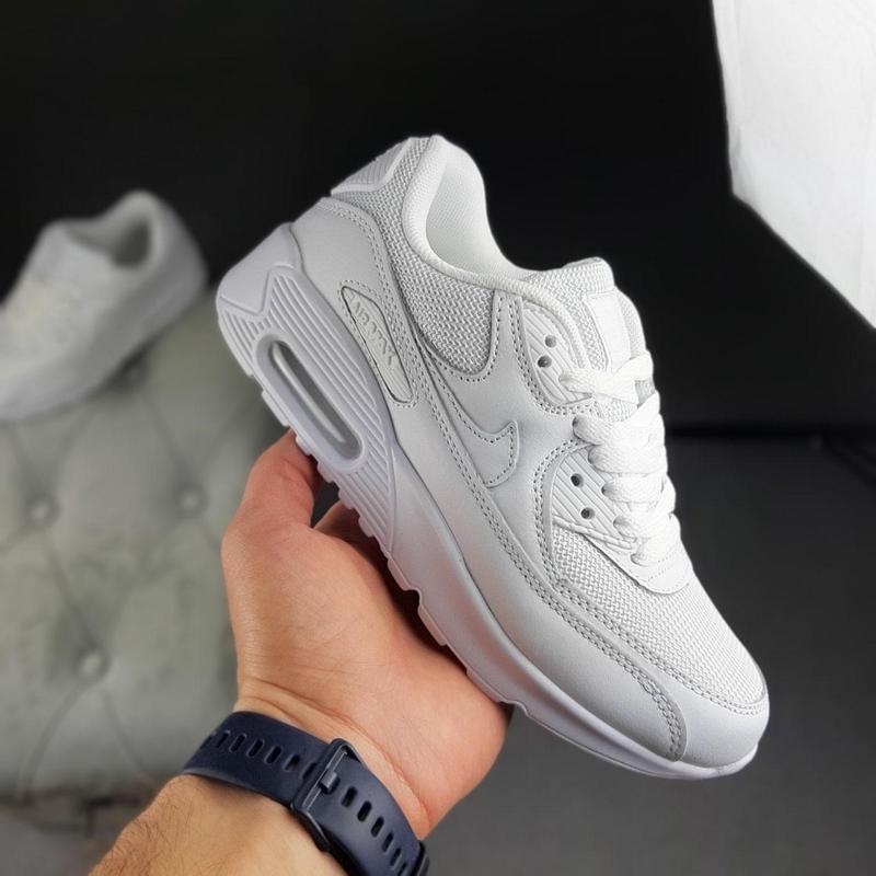 Женские летние легкие кроссовки nike air max 90 белые кросовки найк аир ...