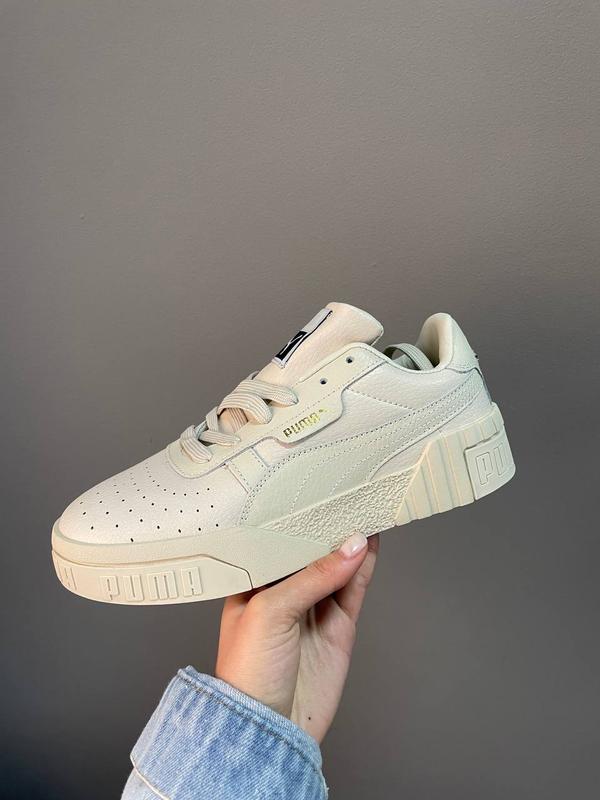 Жіночі кросівки puma cali beige бежеві / кроссовки puma cali бежевые ...