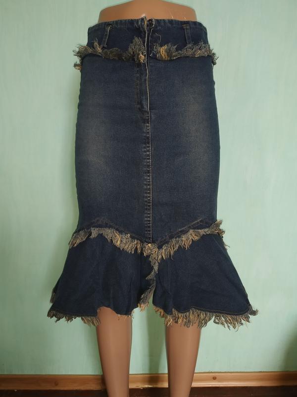 Джинсова спідниця — ціна 550 грн у каталозі Довгі спідниці Купити жіночі речі за доступною ціною