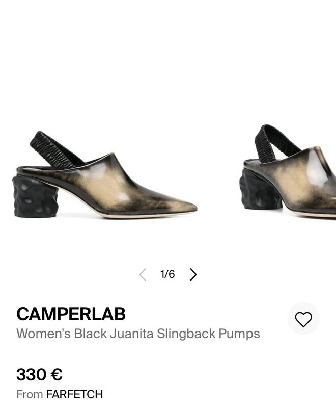 Camper Lab Juanita Slingback Pumps туфлі слингбеки — ціна 8200 грн у каталозі Туфлі Купити