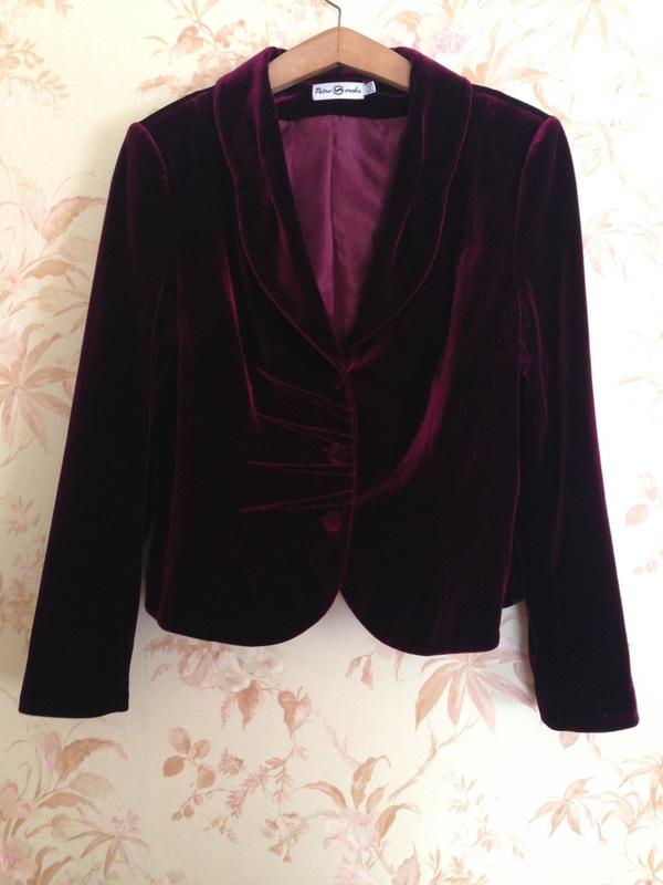 Пиджак бархатний — цена 200 грн в каталоге Пиджаки и жакеты Купить женские вещи по доступной