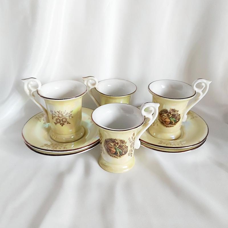 Сервиз кофейный Kahla гдр фарфор чашка с блюдцем — цена 375 грн в каталоге Чайные сервизы Купить