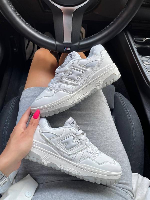 New balance 550 white кроссовки нб 550 белые — цена 2350 грн в каталоге ...