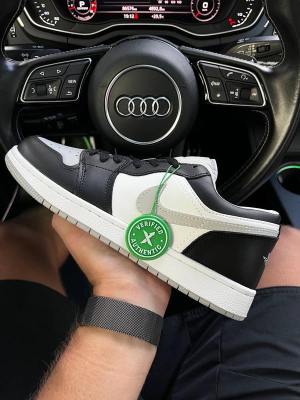 Чоловічі кросівки весна-осінь найк джордан 1 низькі nike jordan 1 low ...