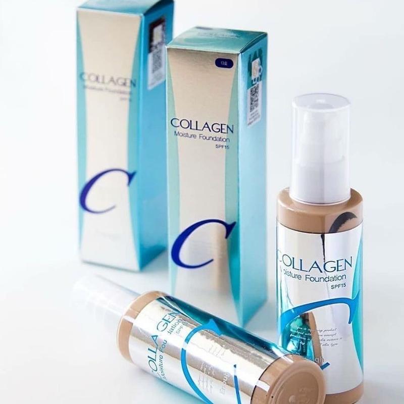 Тональний крем enough collagen moisture foundation spf 15 з колагеном ...