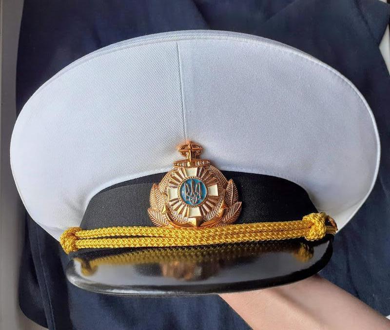 Фуражка офицерская вмс украины вмф — цена 1150 грн в каталоге Береты ...