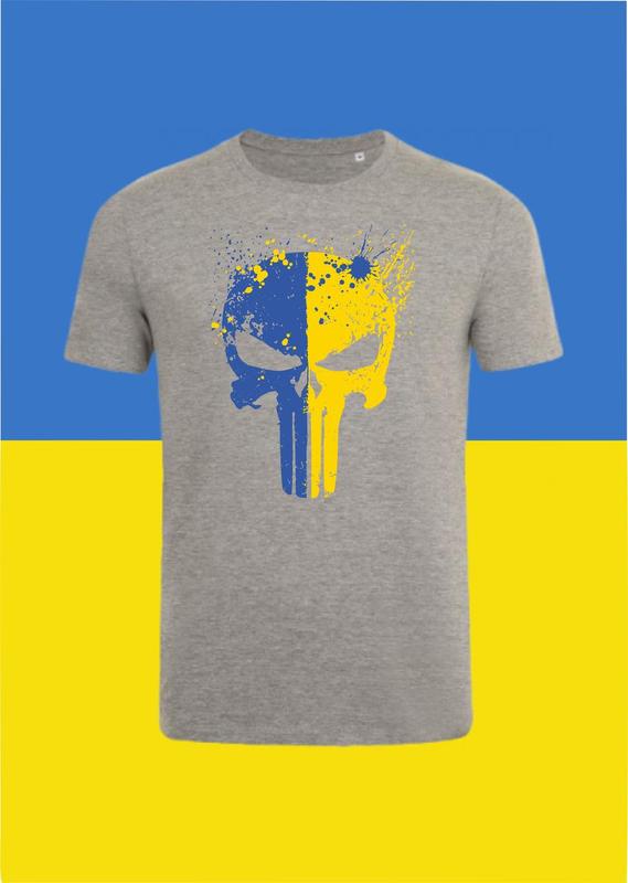 Футболка с печатью ukrainian punisher 0979 — ціна 424 грн у каталозі ...