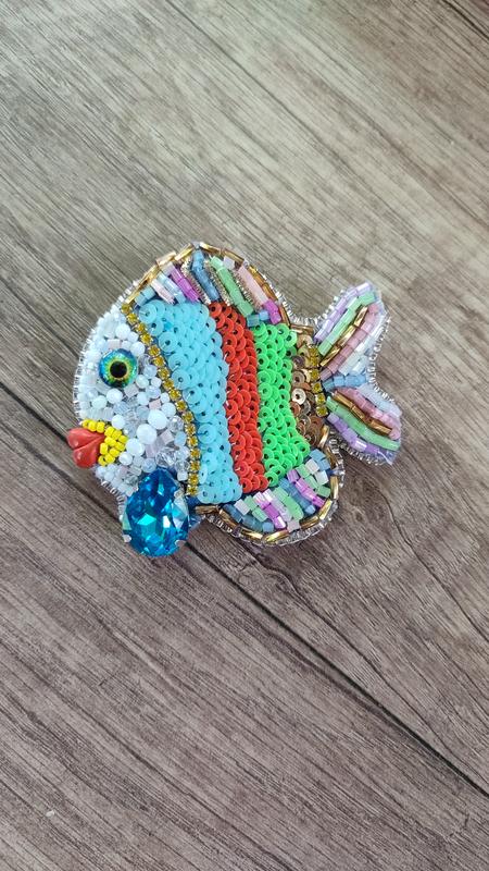 Брошка рибка — ціна 380 грн у каталозі Брошки Купити аксесуари за доступною ціною на Шафі