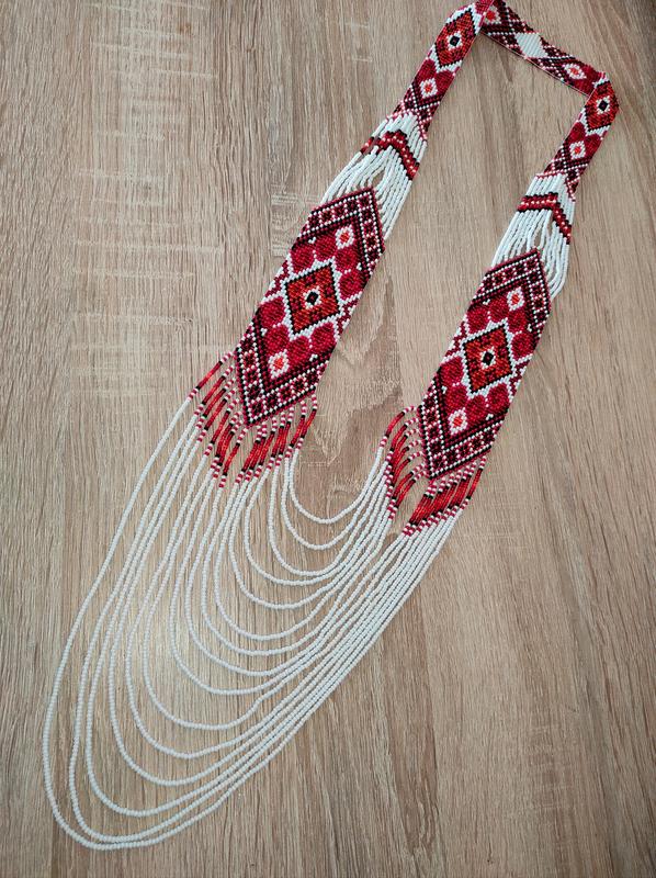 Намисто із чеського бісеру — ціна 1300 грн у каталозі Кольє і намиста Купити аксесуари за