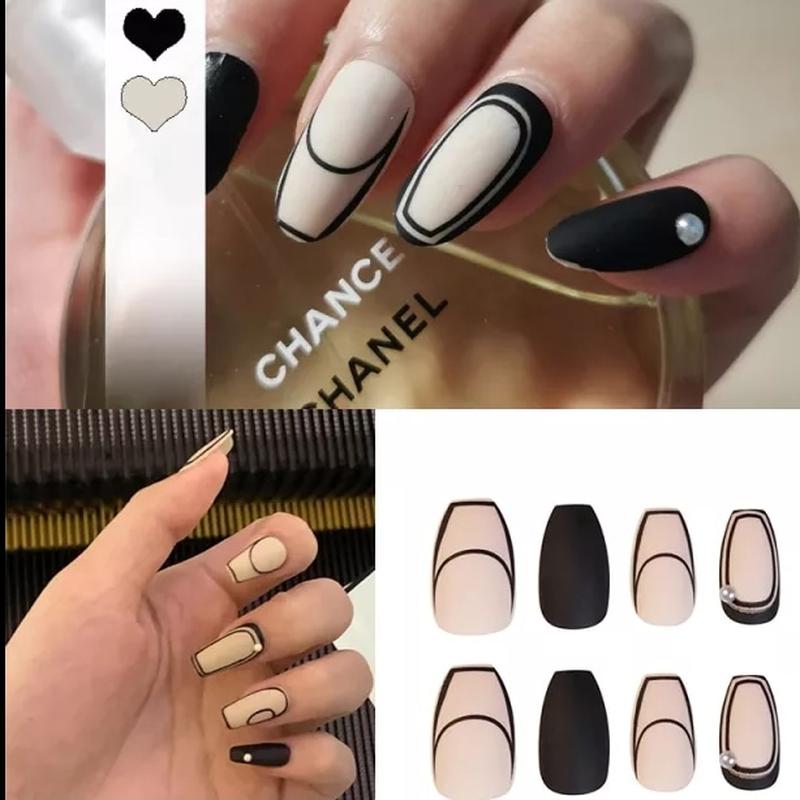 Накладные ногти 24 штуки — цена 220 грн в каталоге Накладные ногти Купить товары для красоты и