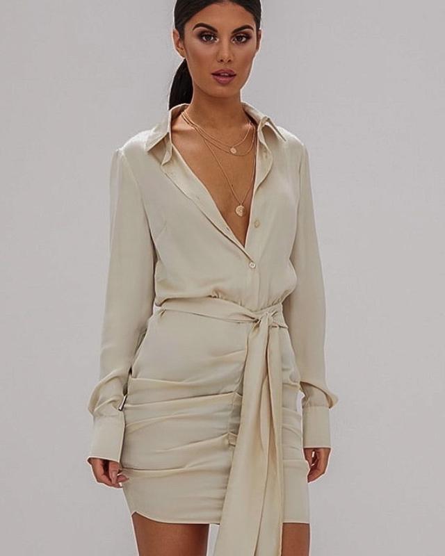 Шовкова сукня — ціна 539 грн у каталозі Короткі сукні Купити жіночі речі за доступною ціною на