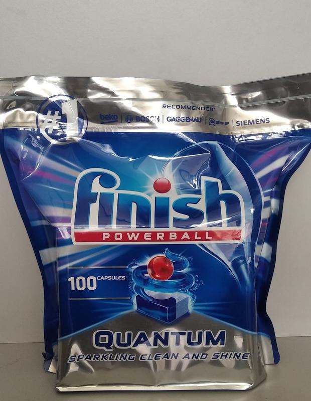 Finish quantum 100шт. таблетки до посудомийки / для посудомийки — ціна ...