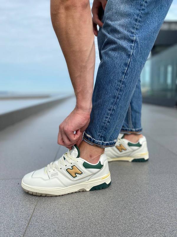 Кросівки жіночі new balance 550 aime leon dore natural green/кроссовки ...