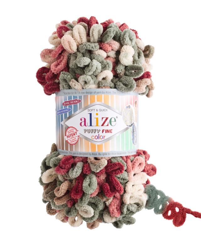 Пряжа Alize Puffy Fine 6039 — ціна 70 грн у каталозі Вязання Купити