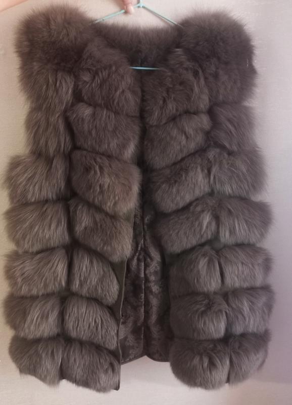 Жилет із песця — ціна 2000 грн у каталозі Жилетки Купити жіночі речі за доступною ціною на Шафі