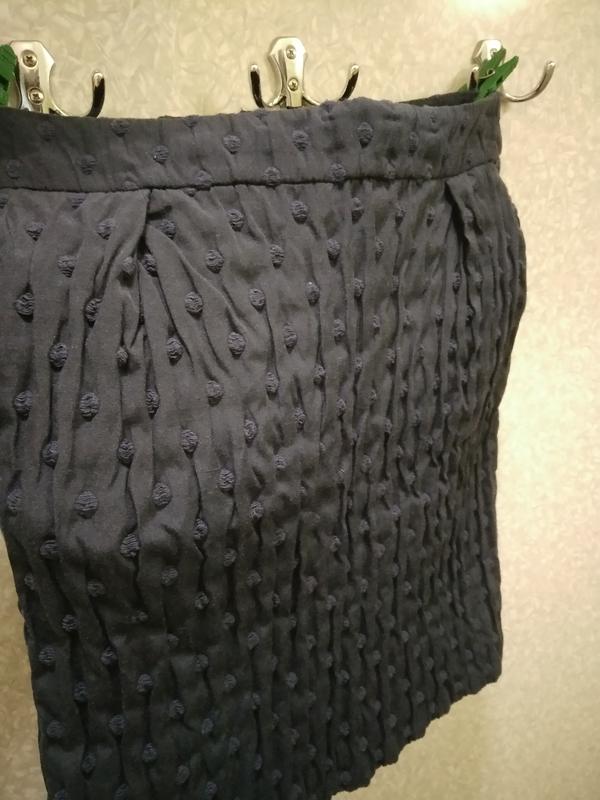 Фактурна синя спідниця — ціна 100 грн у каталозі Міді спідниці Купити жіночі речі за доступною