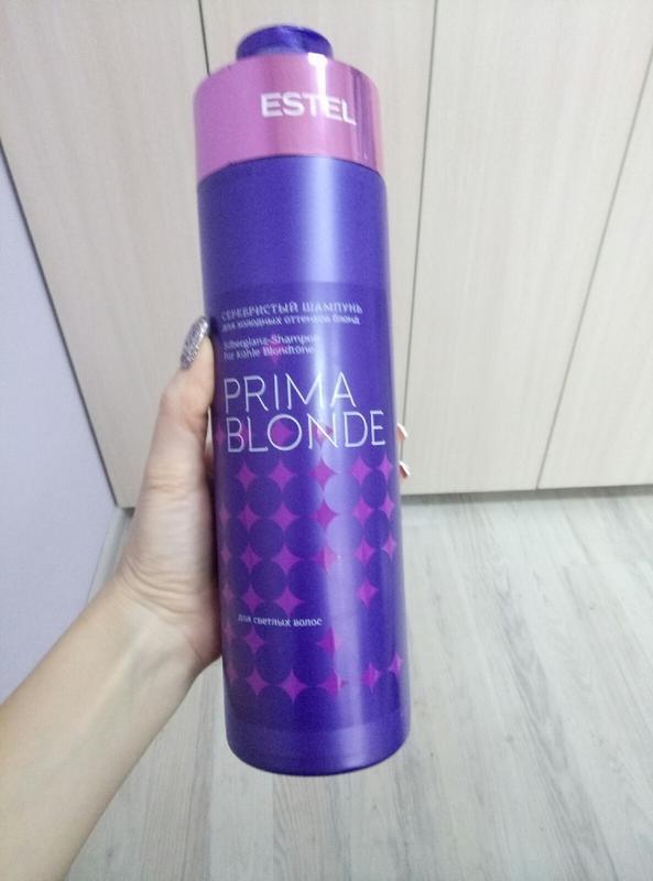 Сріблястий шампунь estel professional prima blonde для холодних ...
