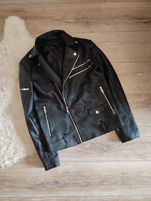 Шкіряна чоловіча косуха — цена 1600 грн в каталоге Куртки Купить мужские вещи по доступной цене