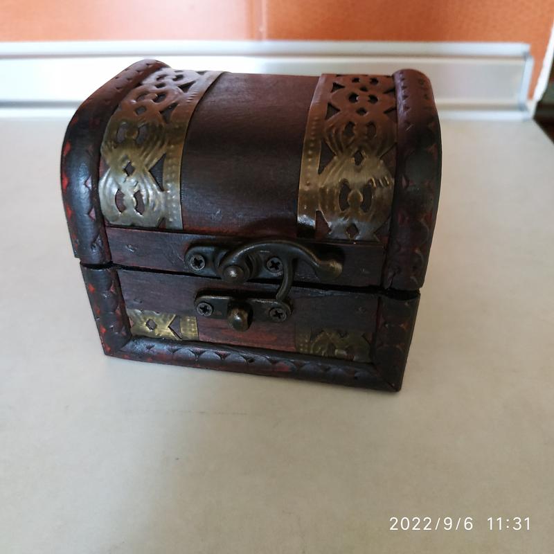 Скринька нат дерево метал — ціна 280 грн у каталозі Скриньки Купити