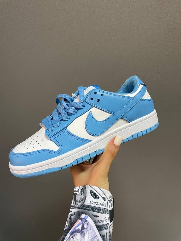 Nike sb dunk low “university blue”,жіночі голубі кросівки найк данк ...