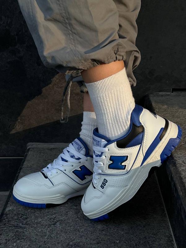 New balance 550 blue кроссовки нб 550 бело синие — цена 2350 грн в ...