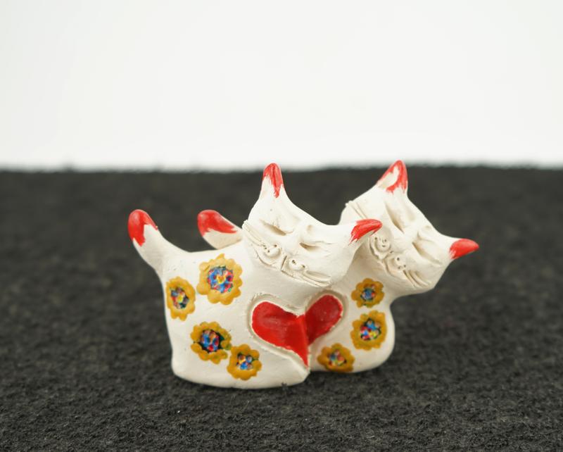 Статуетка у вигляді котів подарунок для закоханих статуетка у вигляді двох котів — ціна 139 грн