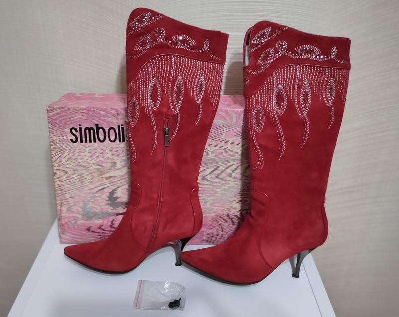 Сапожки демисезон, замша, simboli (испания), 38 р — цена 850 грн в ...