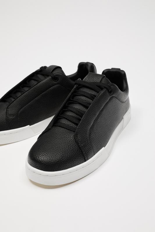 Чёрные кеды zara мужские новые — цена 1250 грн в каталоге Кеды Купить ...