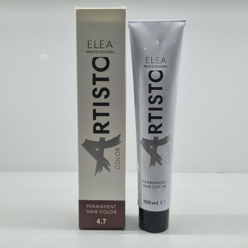 Elea professional artisto color крем-краска для волос 4.7 коричневый ...