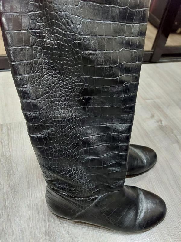 Труби кожа під крокодила — ціна 320 грн у каталозі Чоботи Купити жіночі речі за доступною ціною