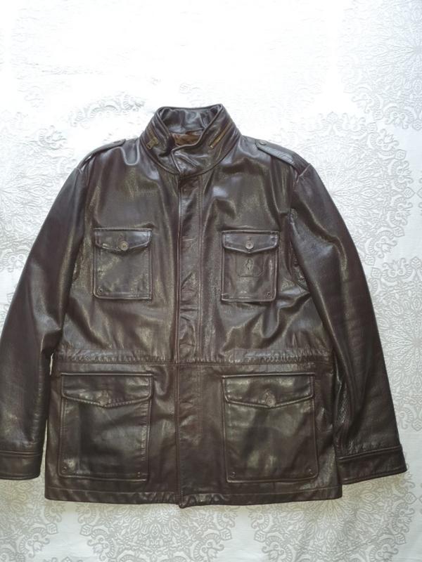 Шкіряна куртка — ціна 1900 грн у каталозі Куртки Купити чоловічі речі за доступною ціною на Шафі