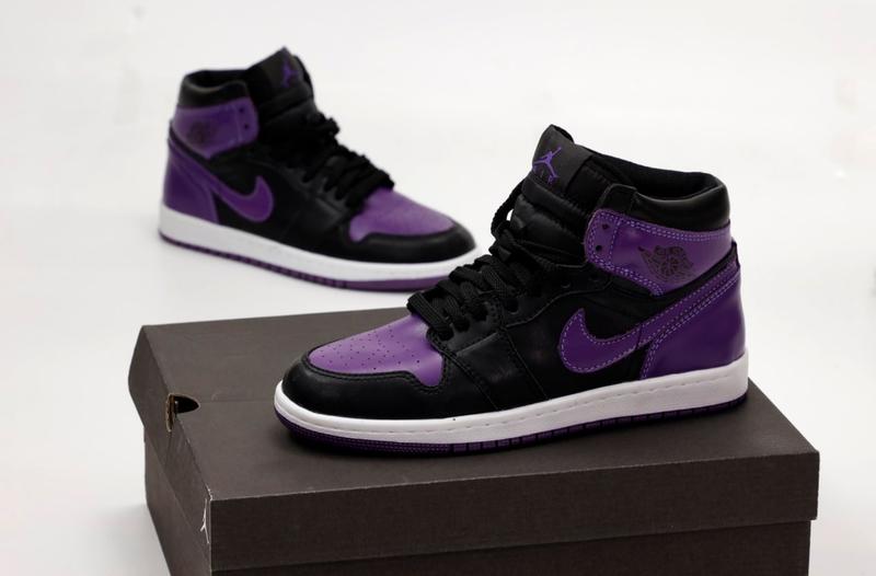 Nike air jordan 1 violet, кроссовки мужские найк джордан 1 фиолетовые ...