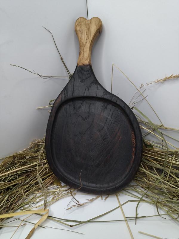 Деревяна тарілка — цена 160 грн в каталоге Тарелки Купить товары для дома и быта по доступной