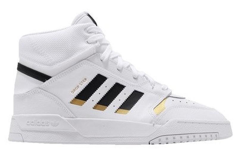 Мужские кроссовки adidas drop step mid white gold (адидас дроп степ ...