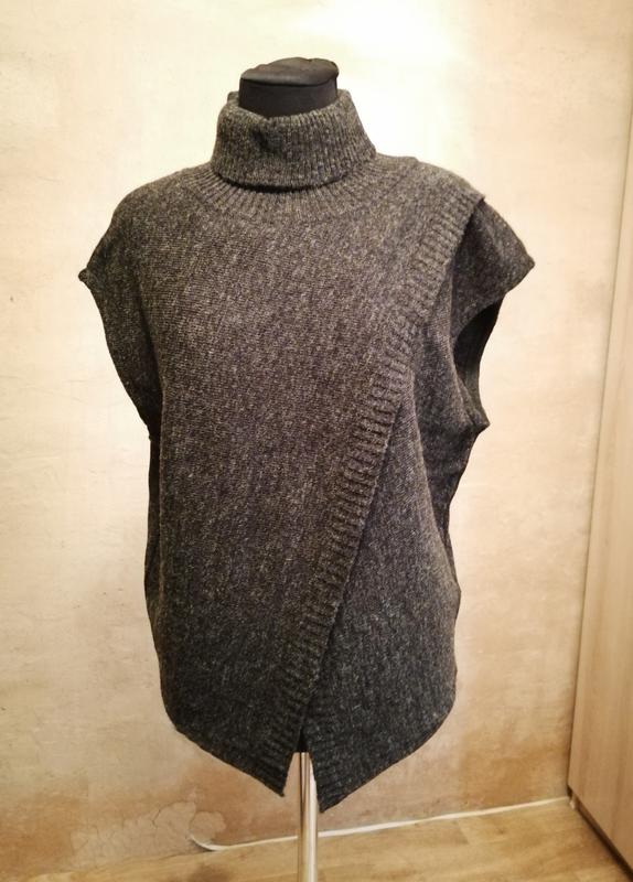 Вязана жилетка — ціна 900 грн у каталозі Жилети Купити жіночі речі за доступною ціною на Шафі