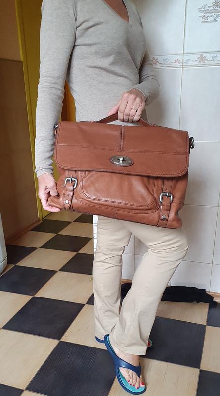 Портфель шкіряний унісекс — ціна 3999 грн у каталозі Сумки Купити