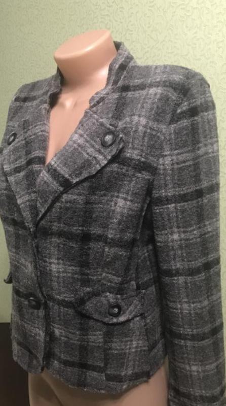 Твидовый пиджак с шерстью и кашемиром — цена 300 грн в каталоге Пиджаки и жакеты Купить женские