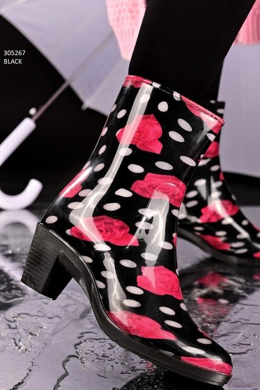 Гумові напівчоботи — ціна 170 грн у каталозі Гумові чоботи Купити жіночі речі за доступною ціною