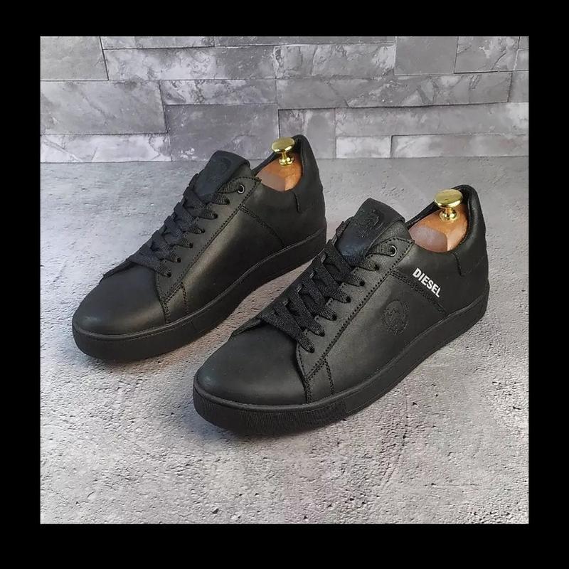 Кеды мужские кожаные с логотипом diesel, мужское кожаное кед — цена ...