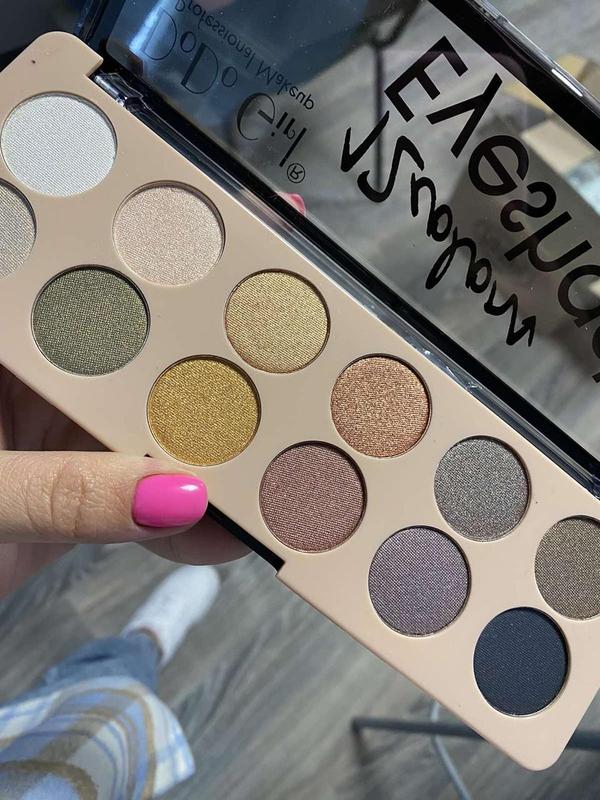 Палетка теней Dodo Girl Color Fusion 12 оттенков — цена 310 грн в