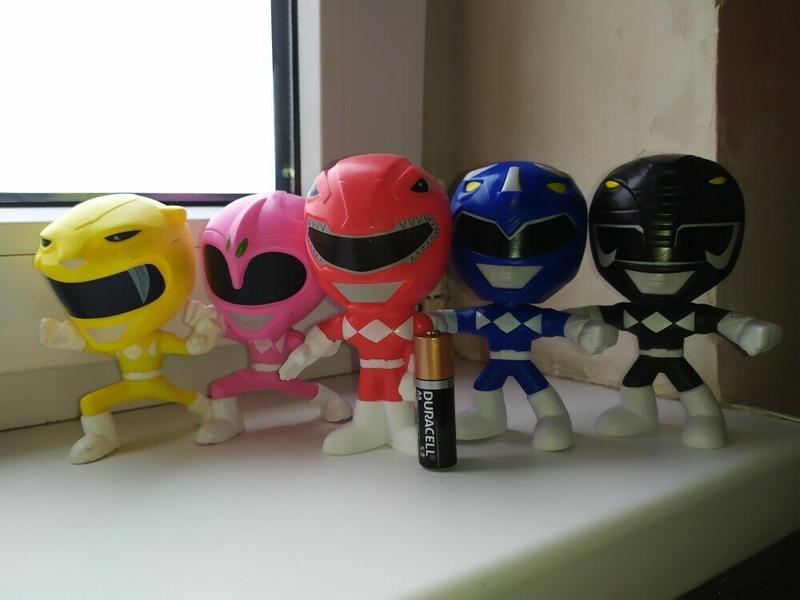 Фигурки могучие рейнджеры / оригинал / power rangers / burger king ...