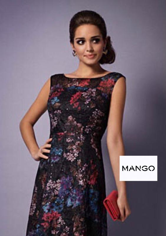 Нарядное кружевное платье mango — цена 100 грн в каталоге Вечерние ...
