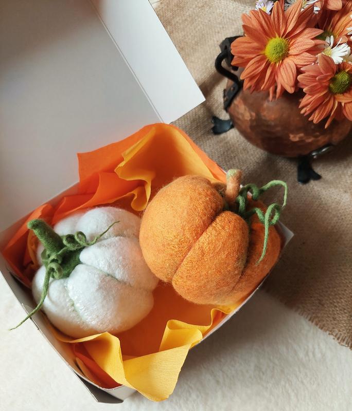 Набір гарбузиків осінній декор Hygge Decor декоративні гарбузи декор для фотозони — ціна