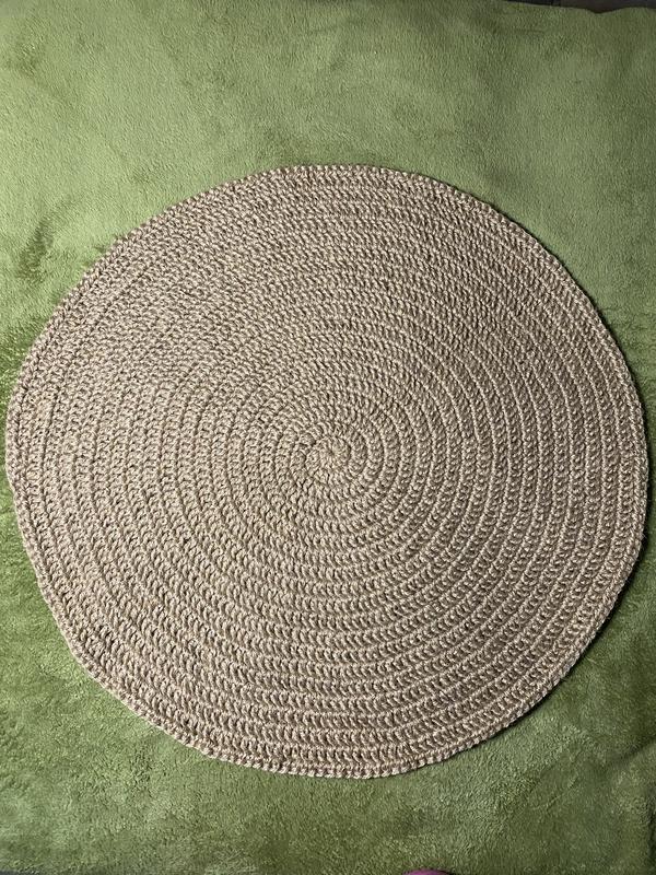 Коврик килим вязаний із джуту — ціна 450 грн у каталозі Килими Купити товари для дому та побуту